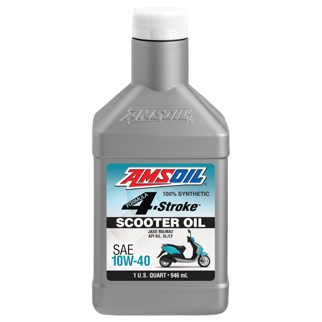 AMSOIL SCOOTER SAE 10W-40 FULLY SYNTHETIC ENGINE OIL 1L SPECIAL PROMO ...