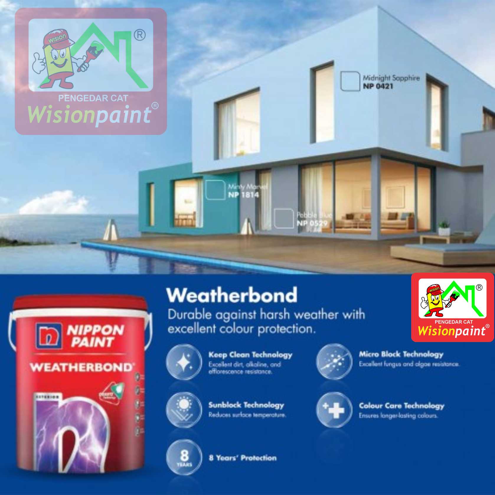 145 WHITE • 1L • Weatherbond QUARTZ • Nippon • Low Sheen • Exterior ...