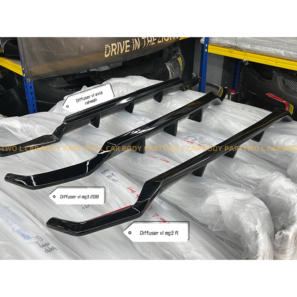 ready stock myvi mg3 FL V1 diffuser PU BODYKIT myvi mg3 2021 2022 2023 ...