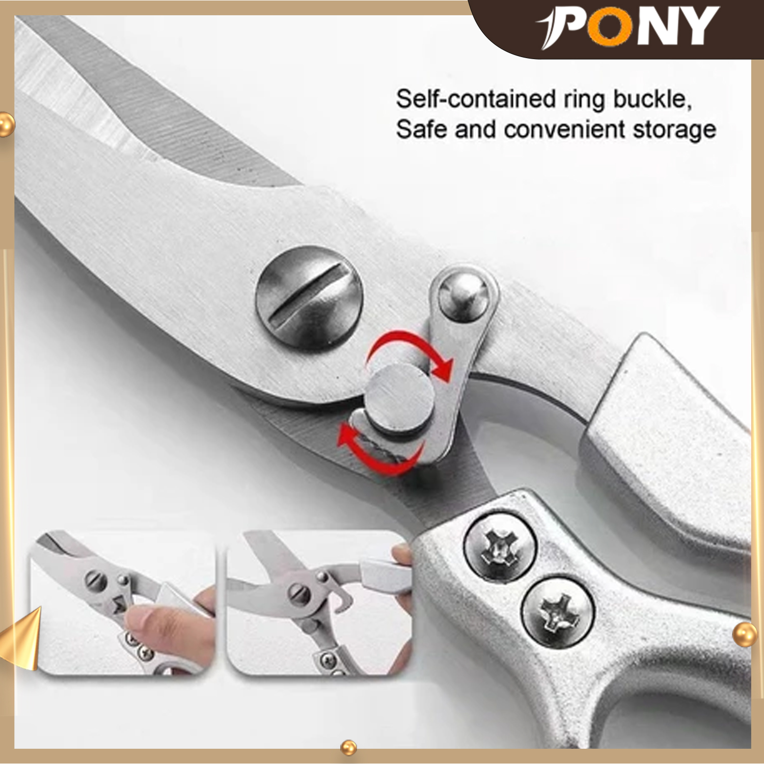 Curve Blade Bone Scissor Chicken Bone Scissor Stainless Steel Poultry ...