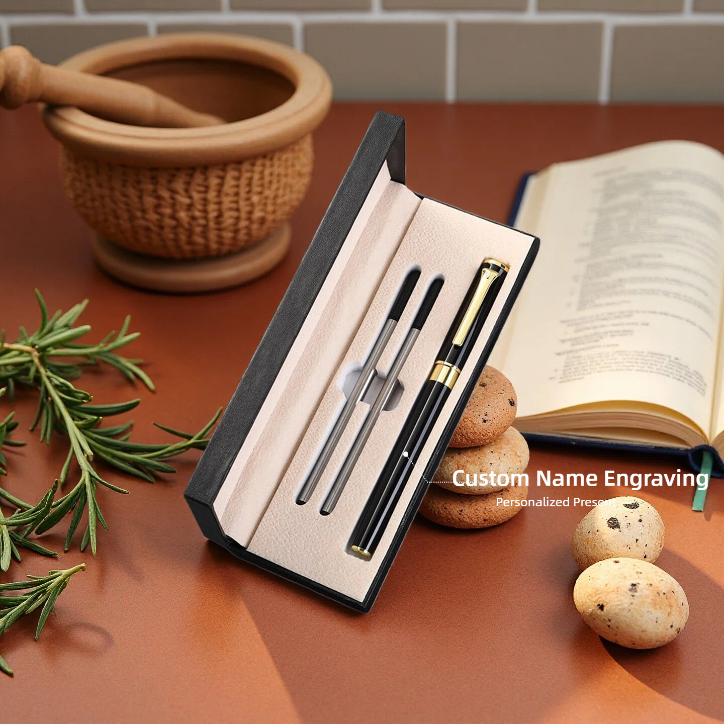 Business Signature Roller ball Pen Engrave Custom Name Pen Murah ...
