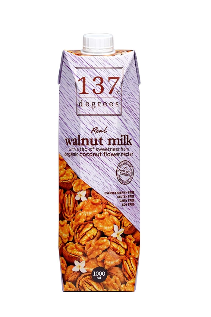 137 Degrees Real Walnut Milk Original Non Dairy MIlk 1 Liter | Shopee ...