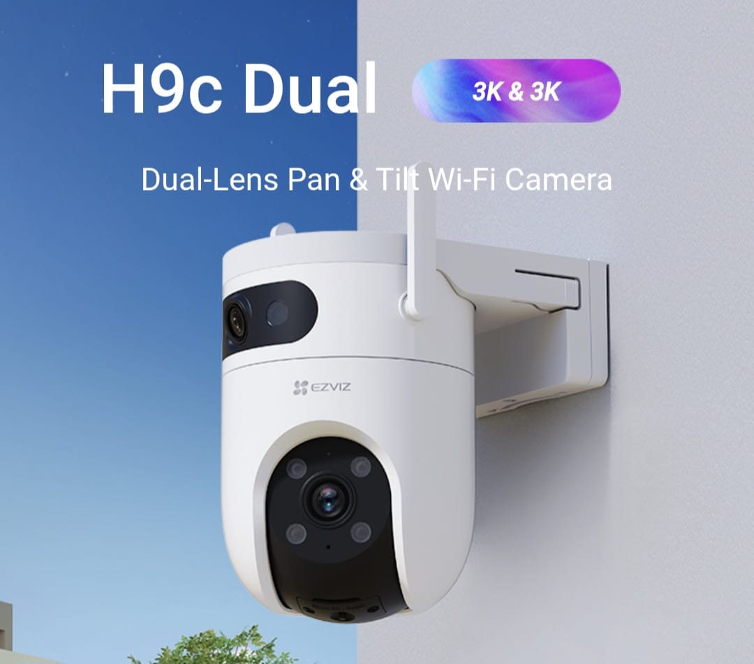 EZVIZ H9c Dual 3K / 2K Dual-Lens 360° Wireless CCTV | Full AI Detection ...