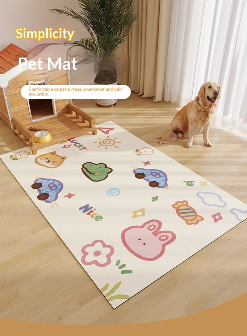 Pet Floor Mat Waterproof Carpet Kucing Cat Litter Mat Dog Fence Mat ...