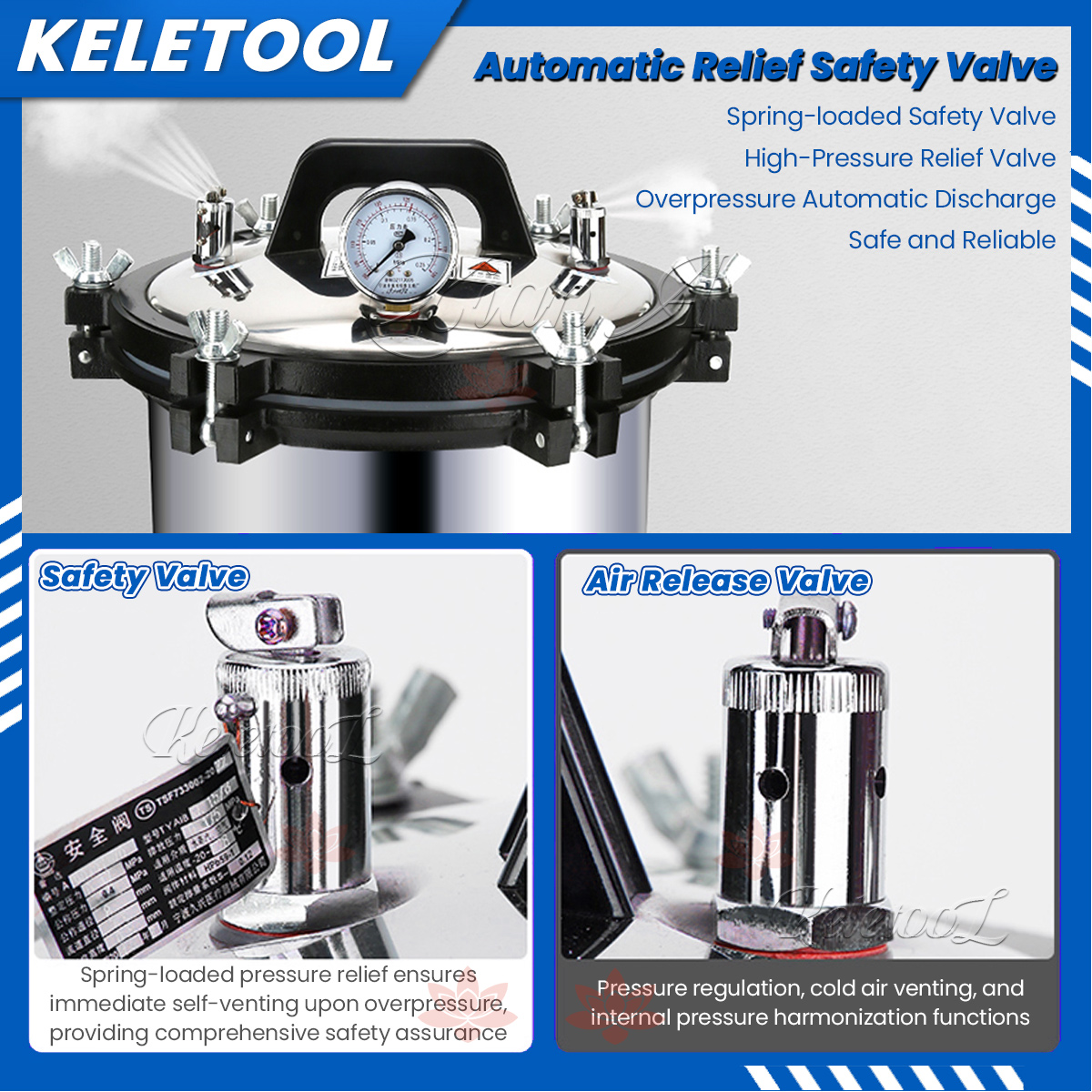 Retort Machine Stainless 25L Auto Model Digital Automatic Dual Heating ...