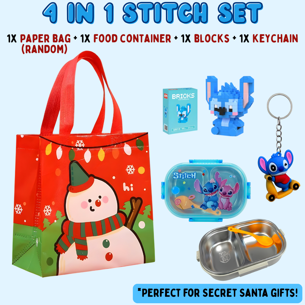 GIFT SET Krismas beg hadiah Christmas Xmas snowman secret santa present ...