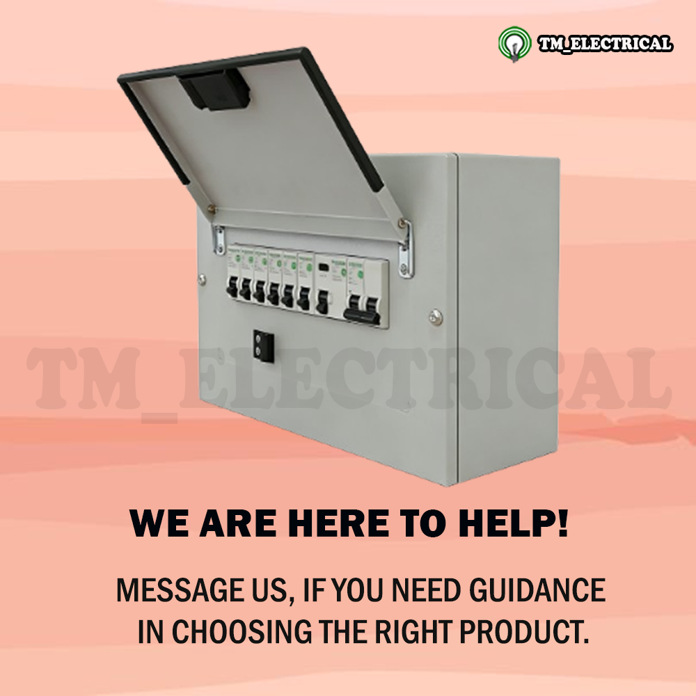 METAL DB BOX FULL COMPLETE SET SINGLE PHASE 40A / 63A RCCB/ELCB / MAIN ...