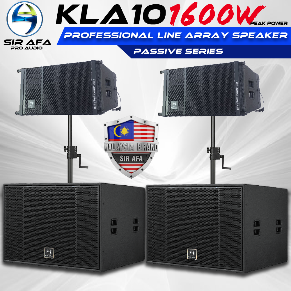 SIR AFA KLA 10 - Single 10 Professional Passive Line Array Speaker ...