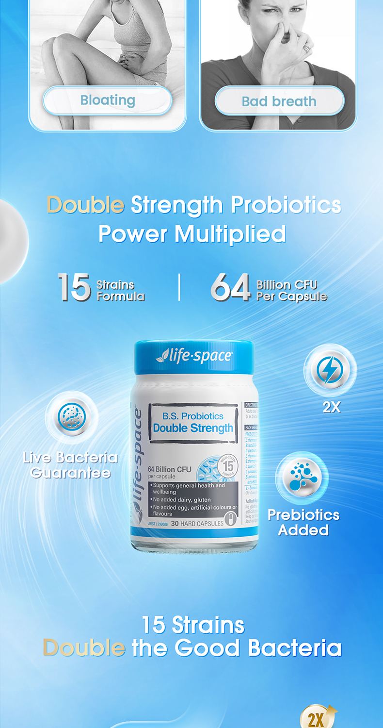 Life-Space Probiotic Double Strength (30 Caps) | Immune & Digestive ...