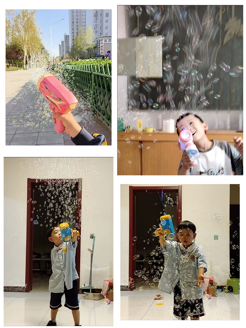 【ITB】 Space Electric Bubble Gun A Toys That Emits A Large Amount Of ...