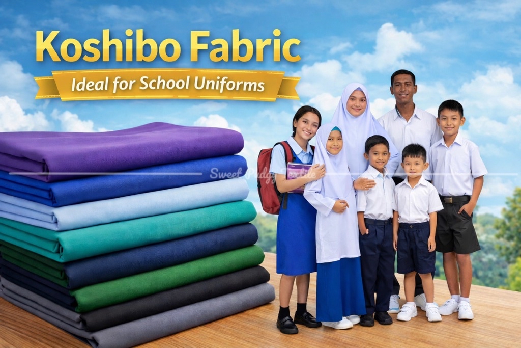Kain Koshibo / Kain Baju Sekolah / Koshibo Uniform Sekolah / Koshibo ...