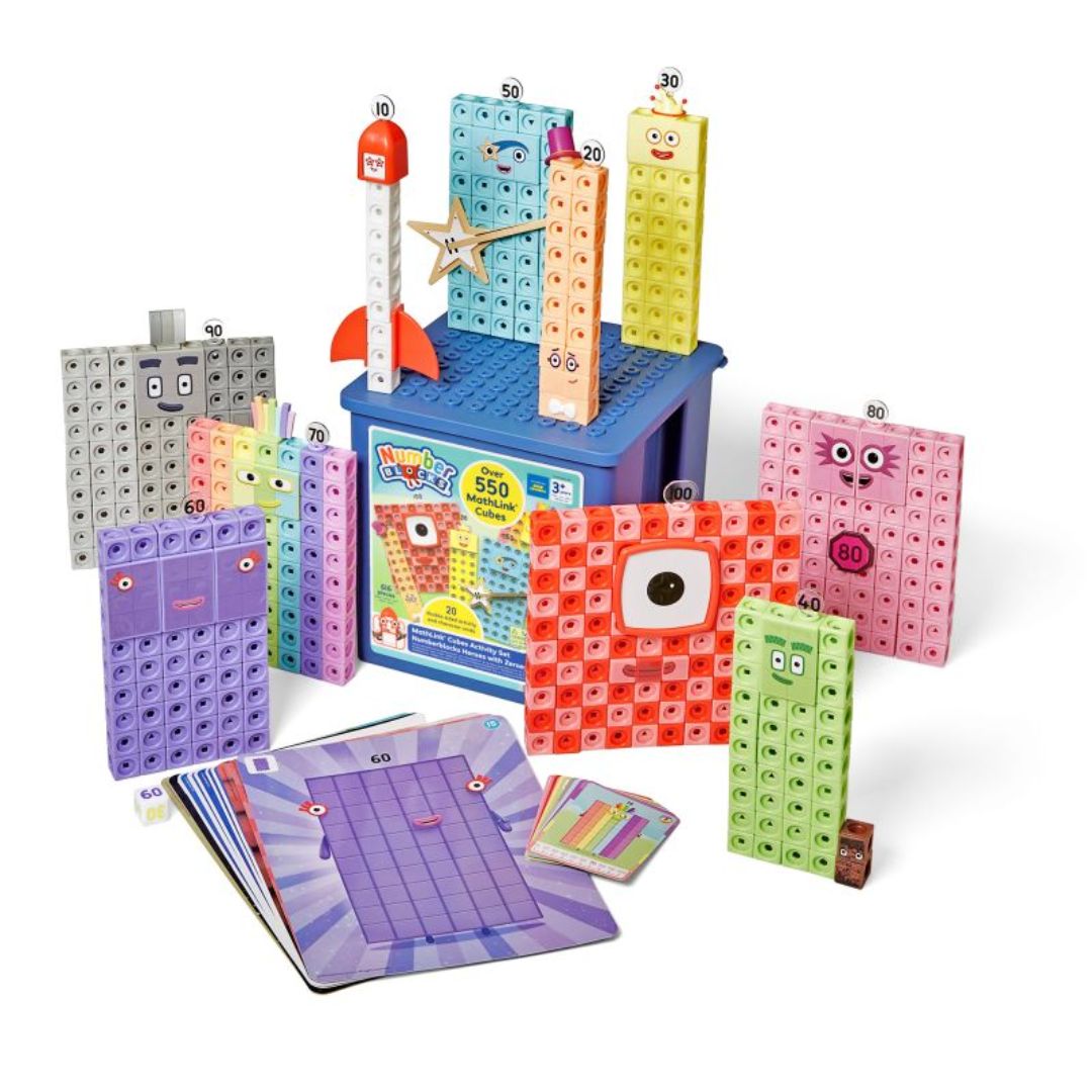 Numberblocks Heroes with Zeroes MathLink Cubes Activity Set by ...