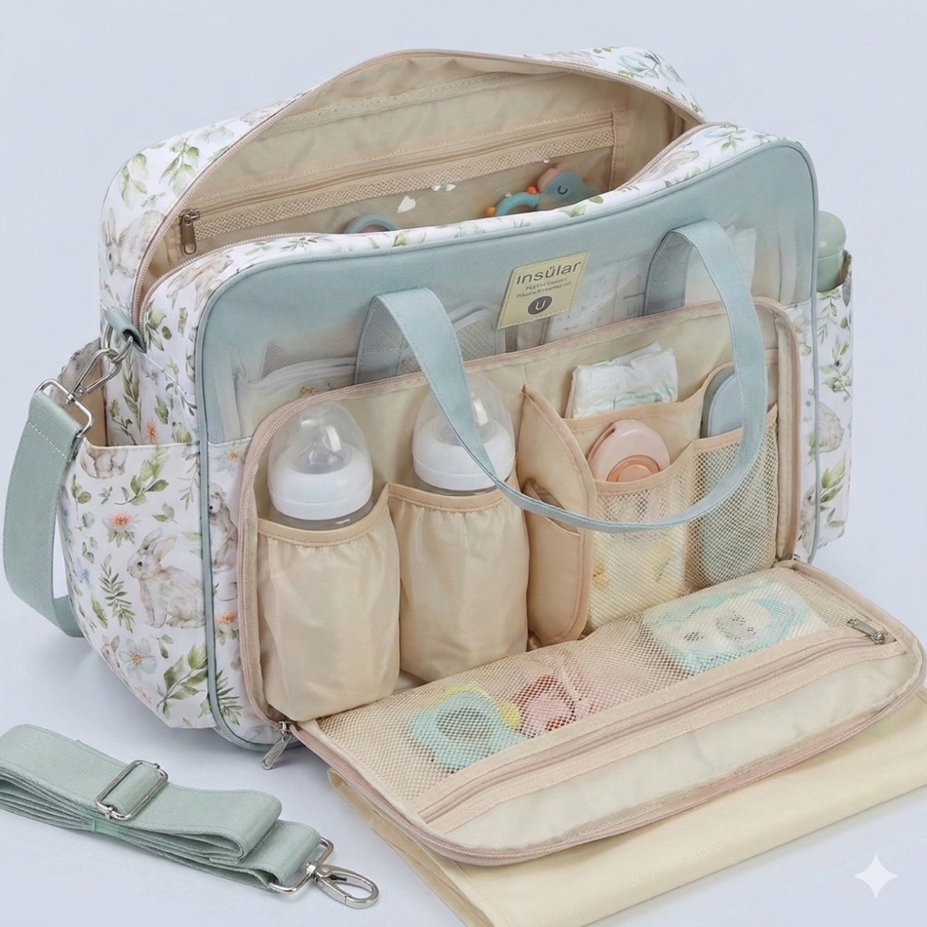 Babylief Beg Lampin Baby Waterproof Mommy Bag Multifungsi Stylish ...