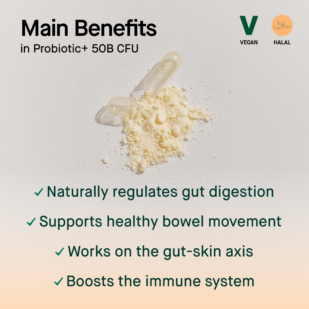 Moom Health™ Probiotic + 50B CFU | Prebiotic & Probiotic Blend for ...