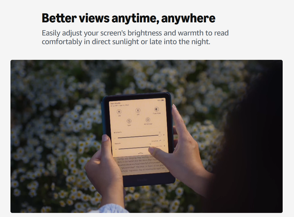 Amazon Kindle Paperwhite 12th Generation (2025 model) 7" glare-free ...