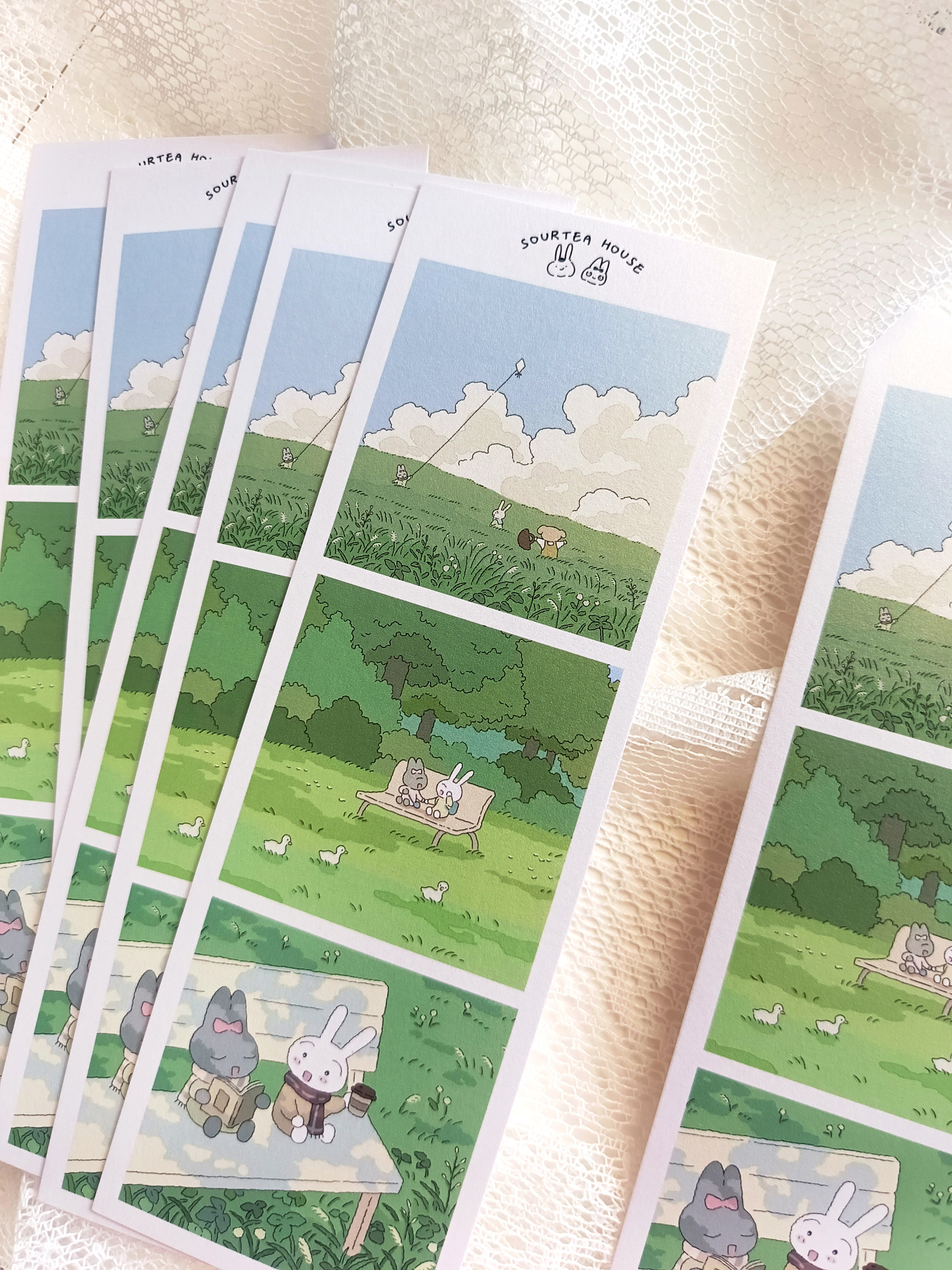 Collective bookmark mini art print, sourteahouse | Shopee Malaysia