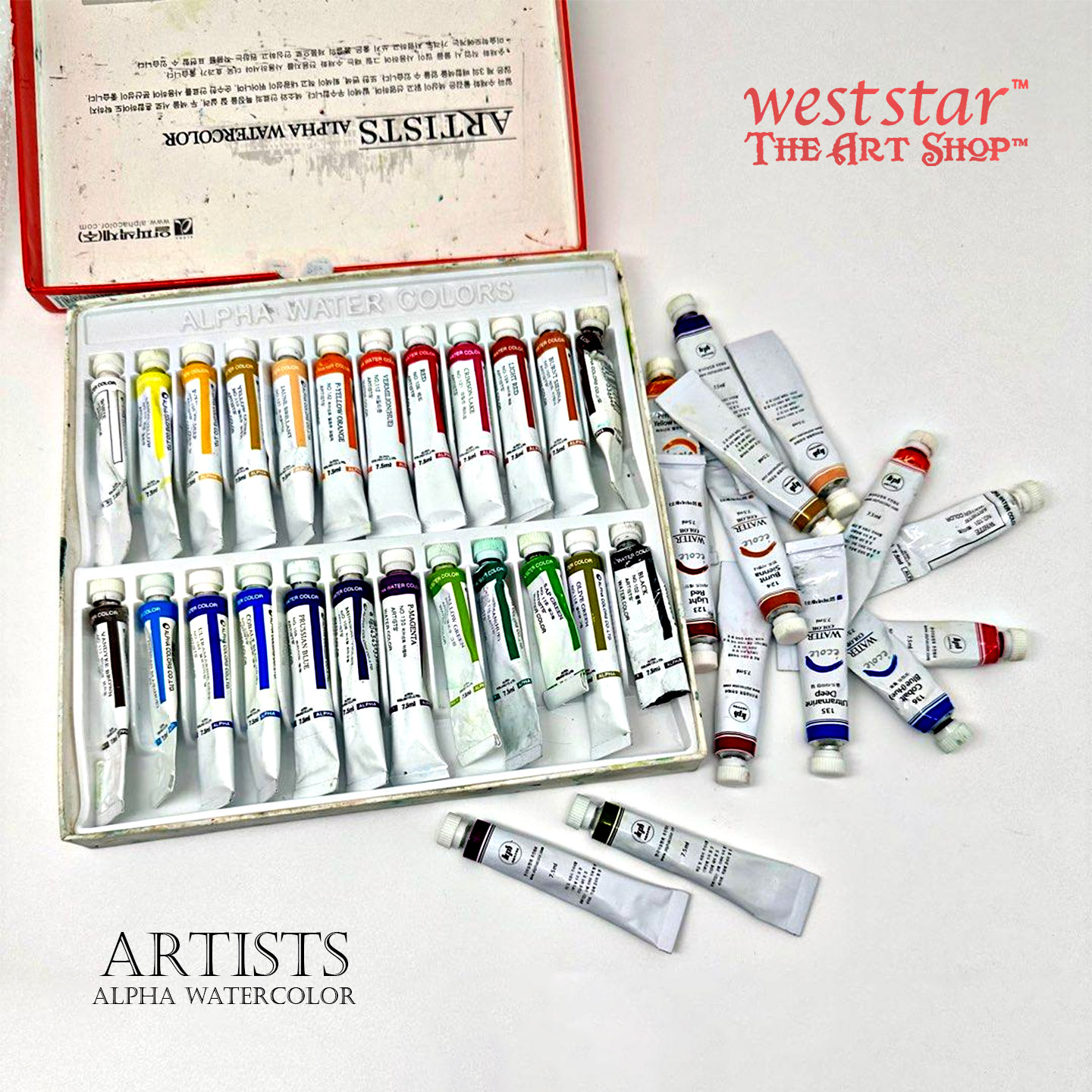 [WESTSTAR] Alpha Artists Watercolor / Alpha Watercolour /Water Colour ...