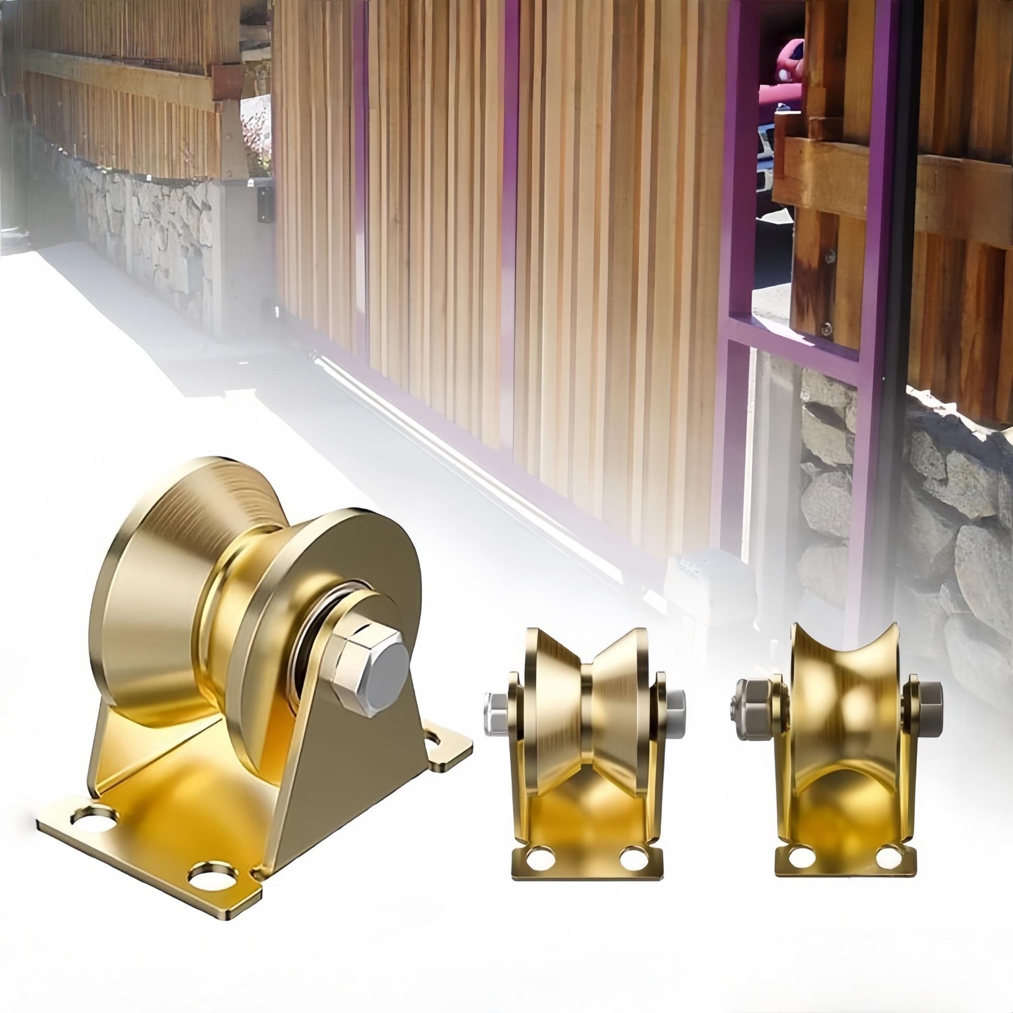 Berkualiti Galvanized pulley V/U shaped Angle wheels & round pipe ...