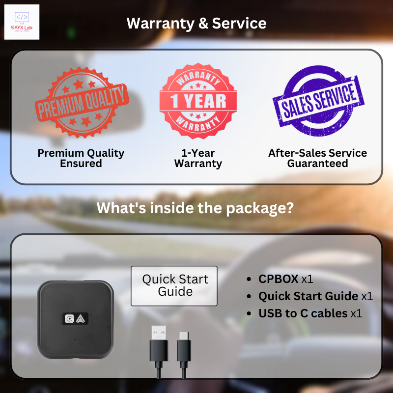 [KAYX LAB] Carbitlink Wireless CarPlay Android Auto Adapter Proton Saga ...