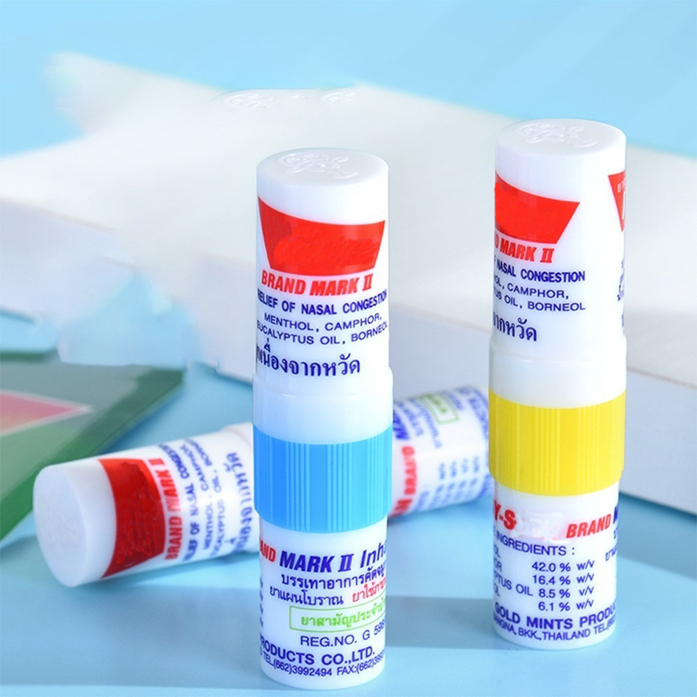 (6PCS) Poy Sian Mark II Nasal Inhaler, Refreshing Relief for Colds ...