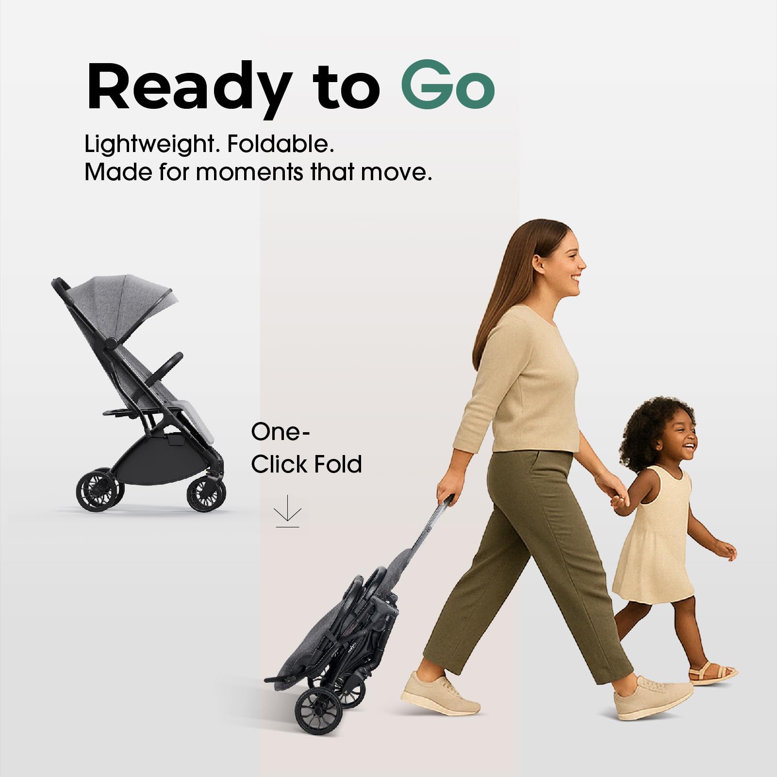 Stroller Baby 2 Way Foldable Lightweight New Born Stroller Travel ...