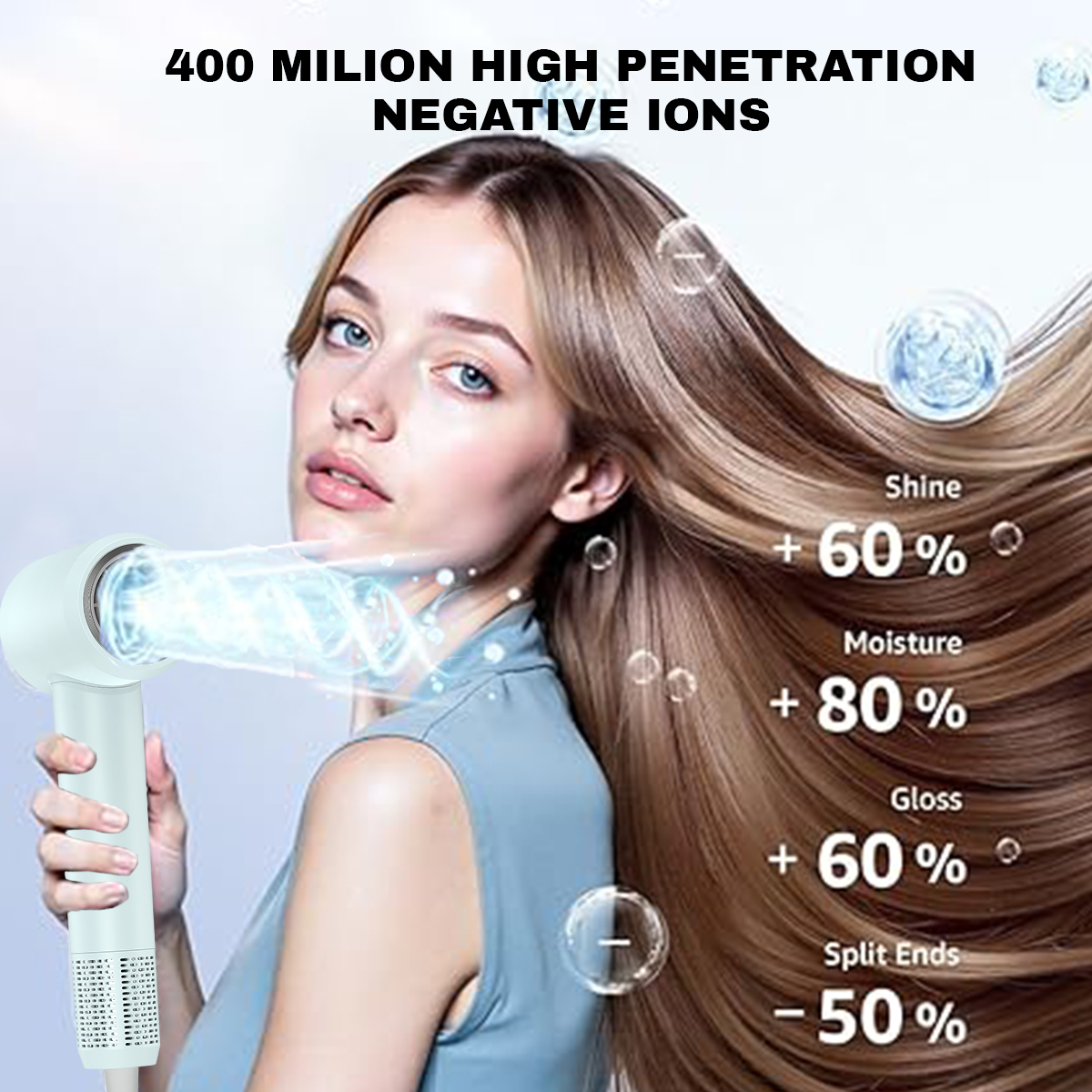 Mifier HD01 Lite High Speed Hair Dryer Pengering Rambut Mini Blower ...