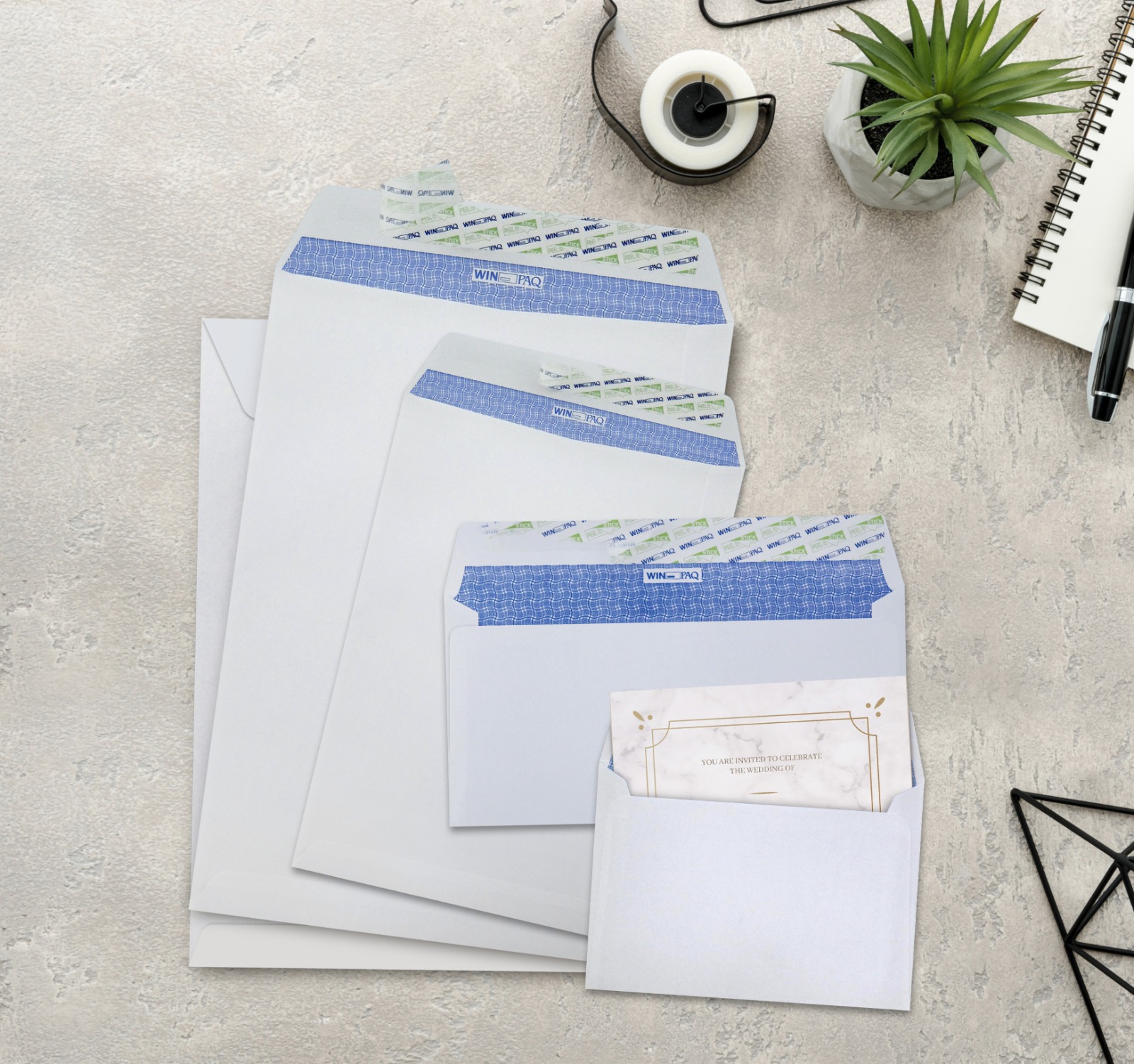 EZPACK Winpaq A4 White Envelope 100gsm Peal & Seal WP9013P And WP9013PW ...