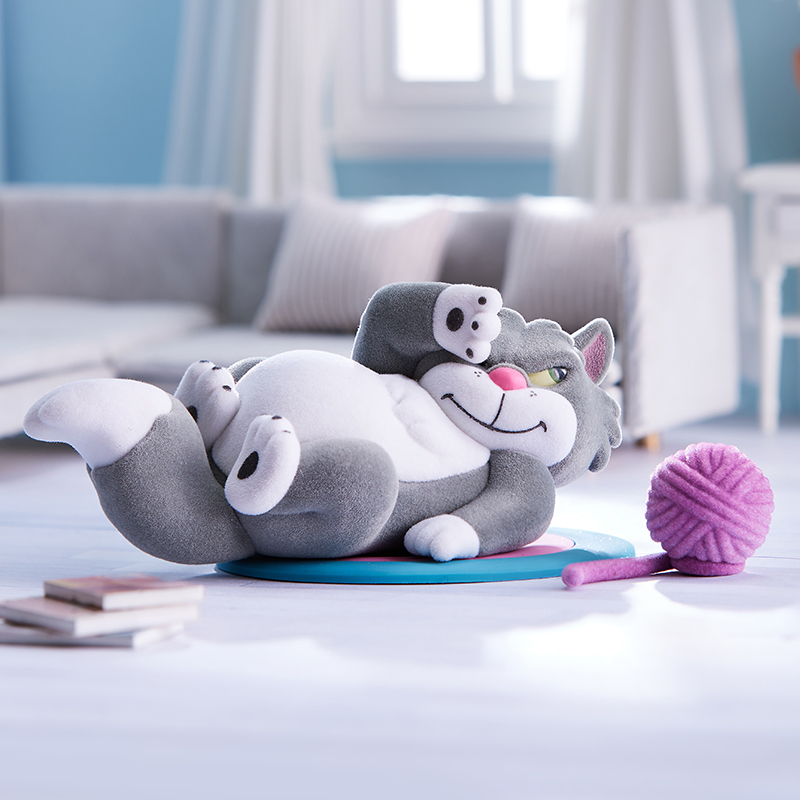 MINISO DISNEY Kucing Koleksi Kotak Kejutan | Fluffy Cat Series Plush ...