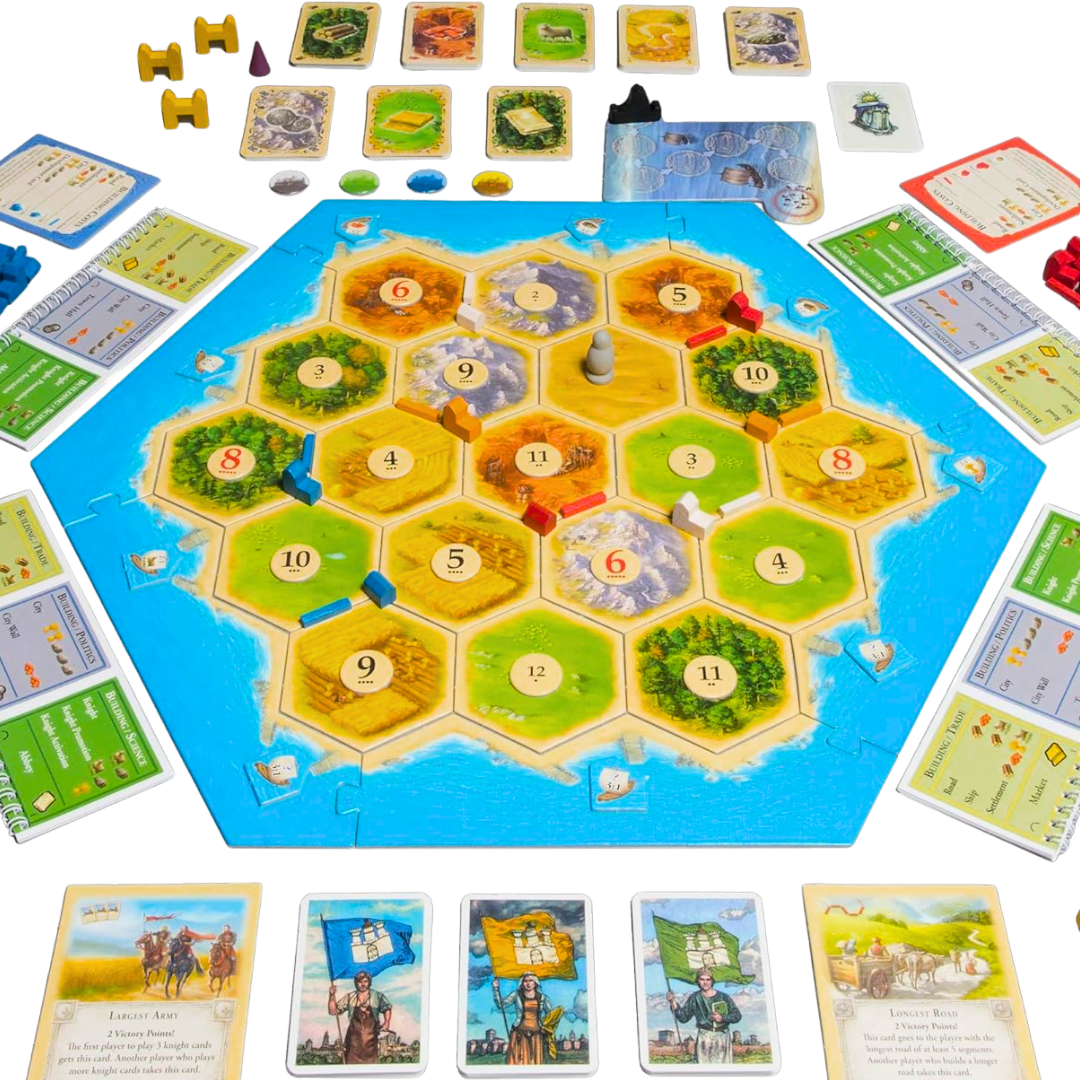Catan Cities and Knights Expansion Board Game Seafarers New Challenge ...