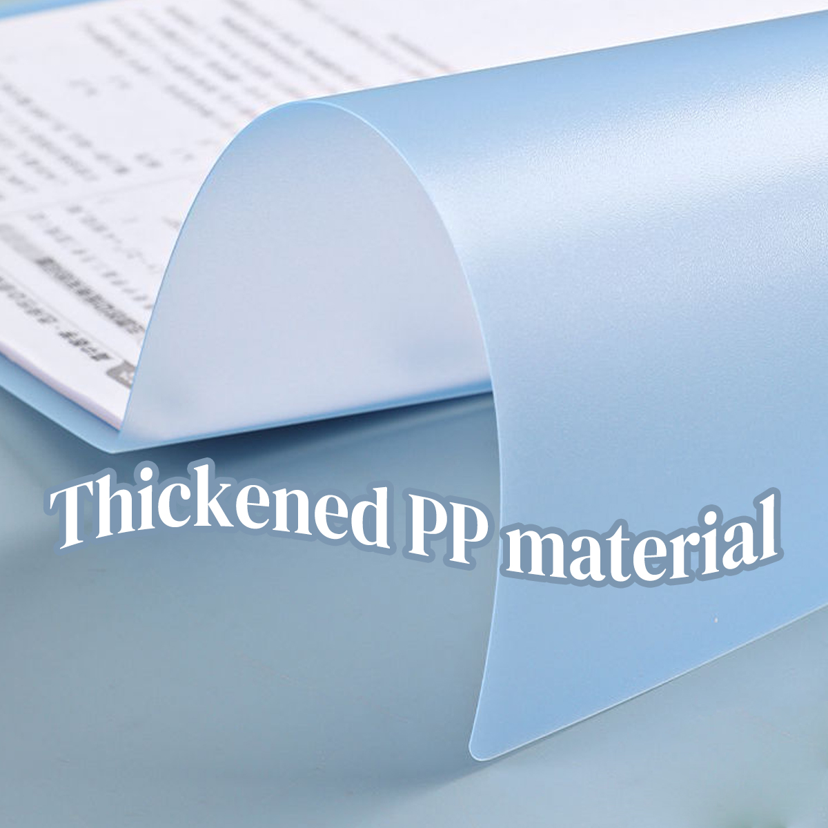 [360° rotating side opening] A4 folder thickened large-capacity file ...