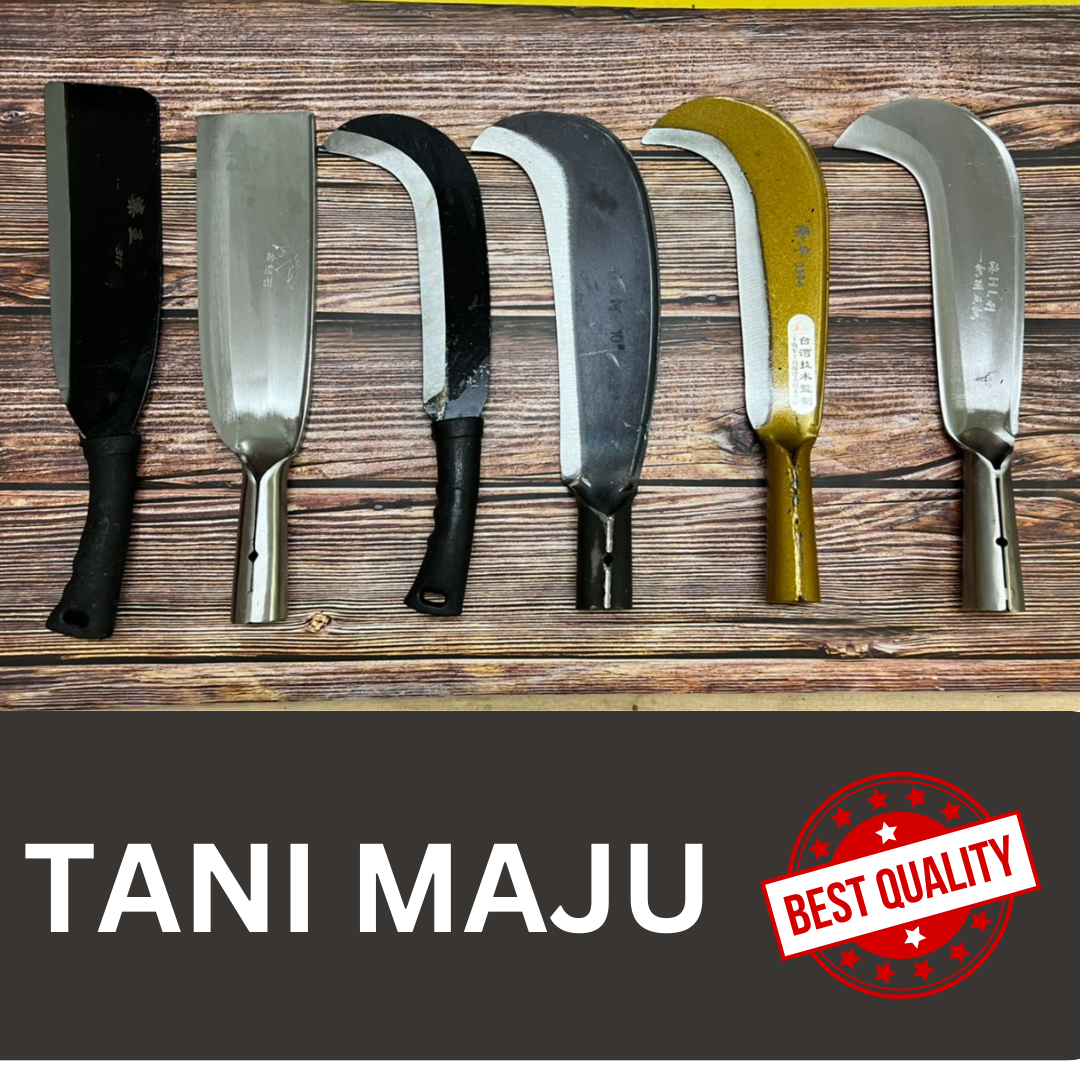 TANI MAJU / Pisau Belah Kayu Parang Pertanian Parang Hutan Outdoor (6 ...