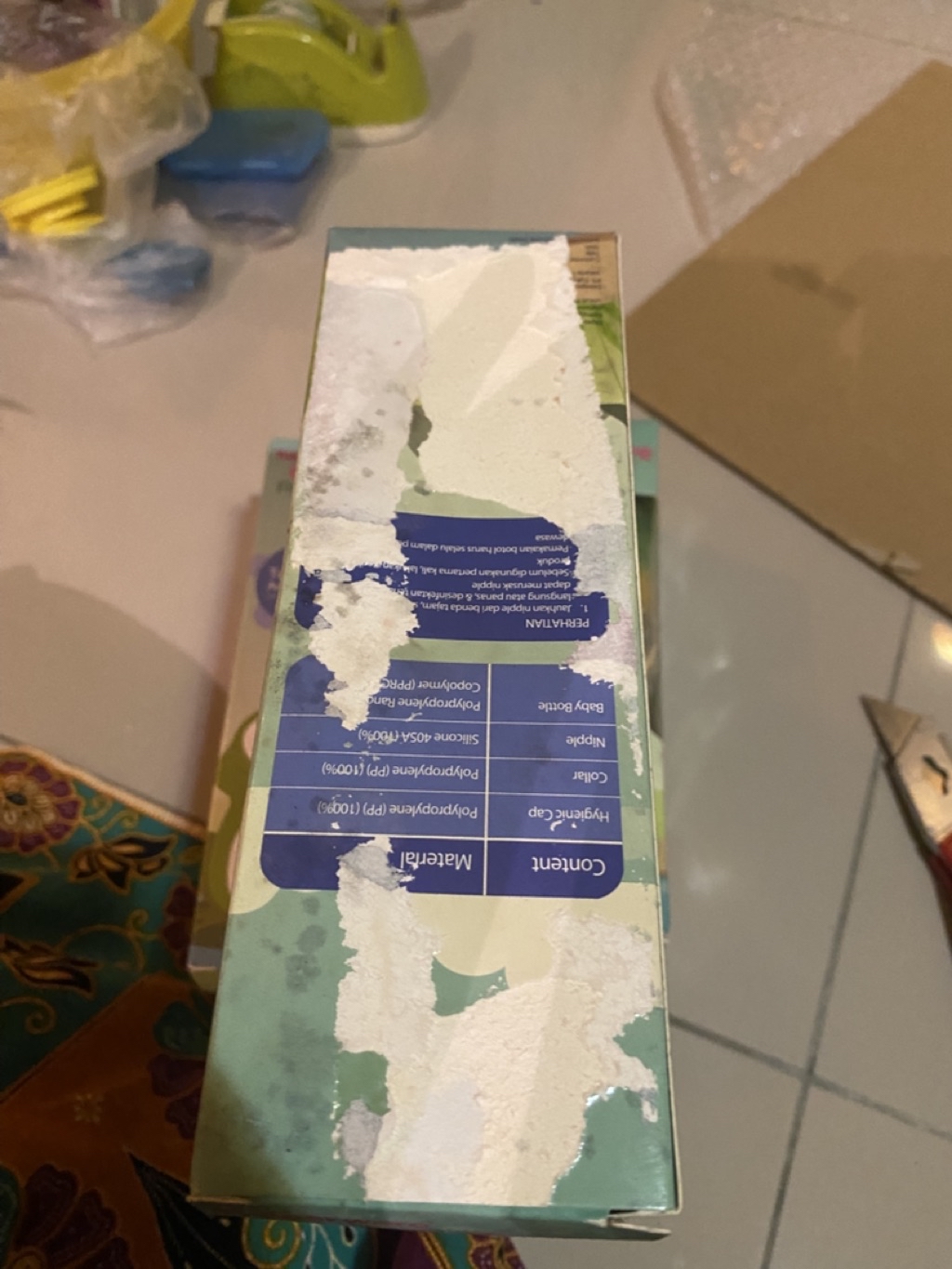 tupperware botol susu saiz 270ml+ teat flow adjustment( (3 lubang angin ...