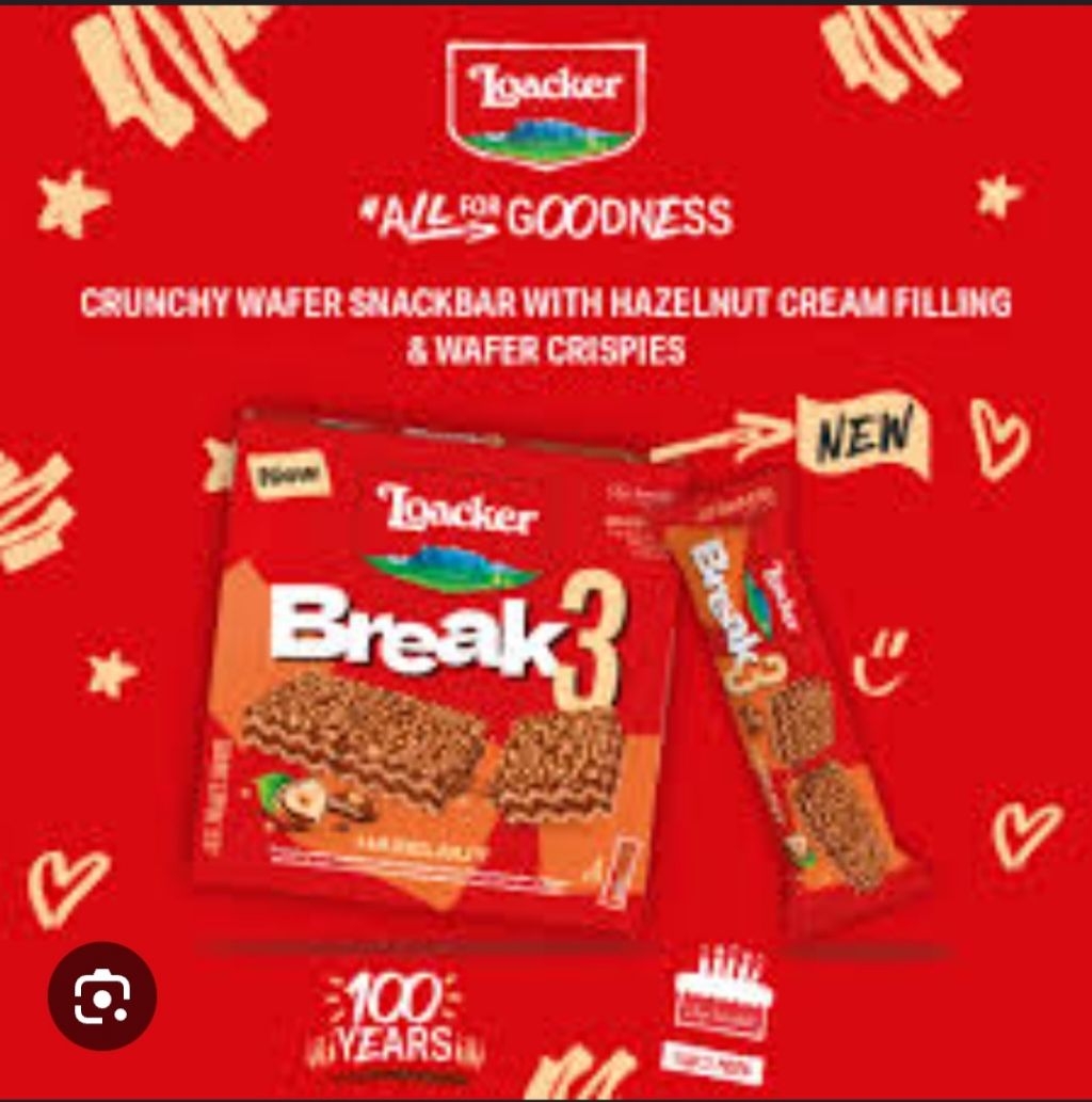 LOACKER BREAK 3 HAZELNUT WAFER 76G | Shopee Malaysia