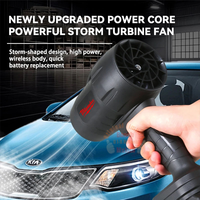 [Ready] 100% original New Milwaukee Turbo Fan Jet fan Cordless Blower ...
