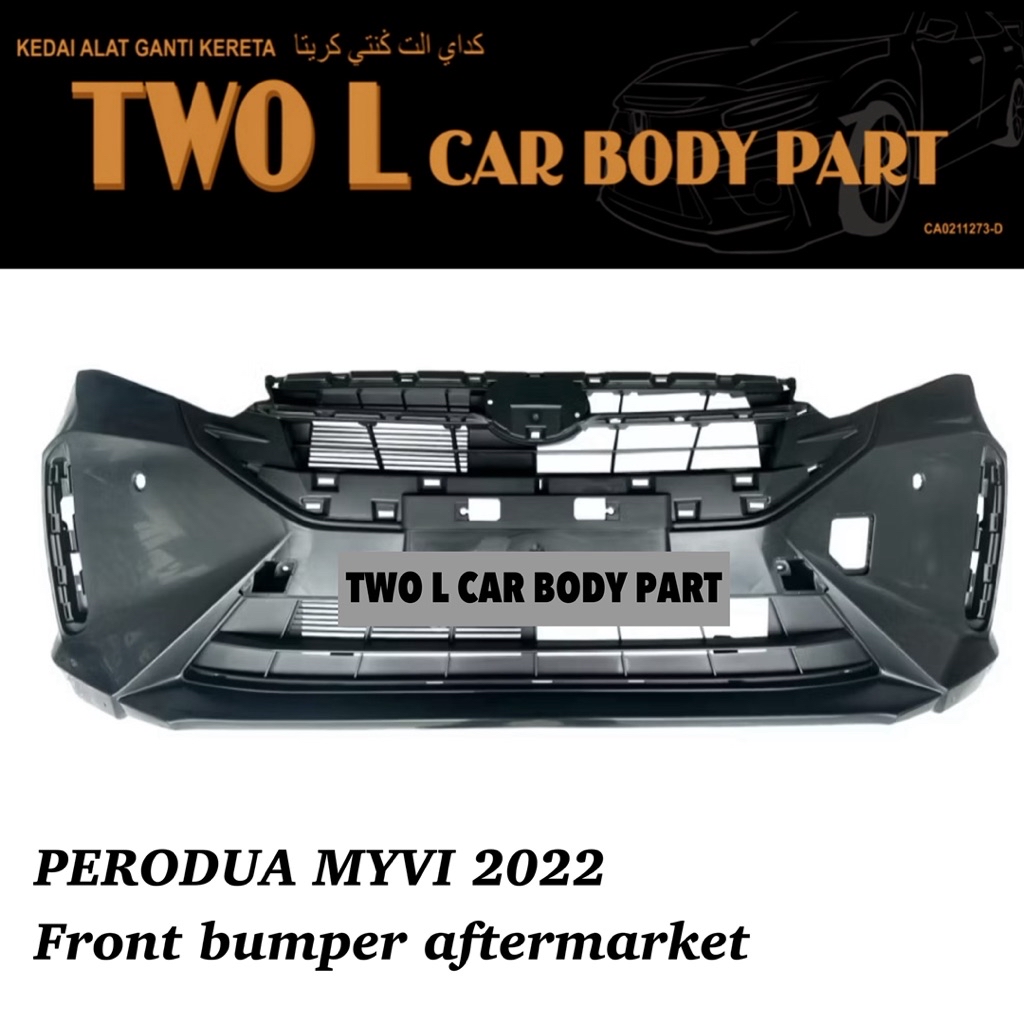 perodua myvi 2021 mg3 fl front bumper depan bumper oem pp dan front lip ...
