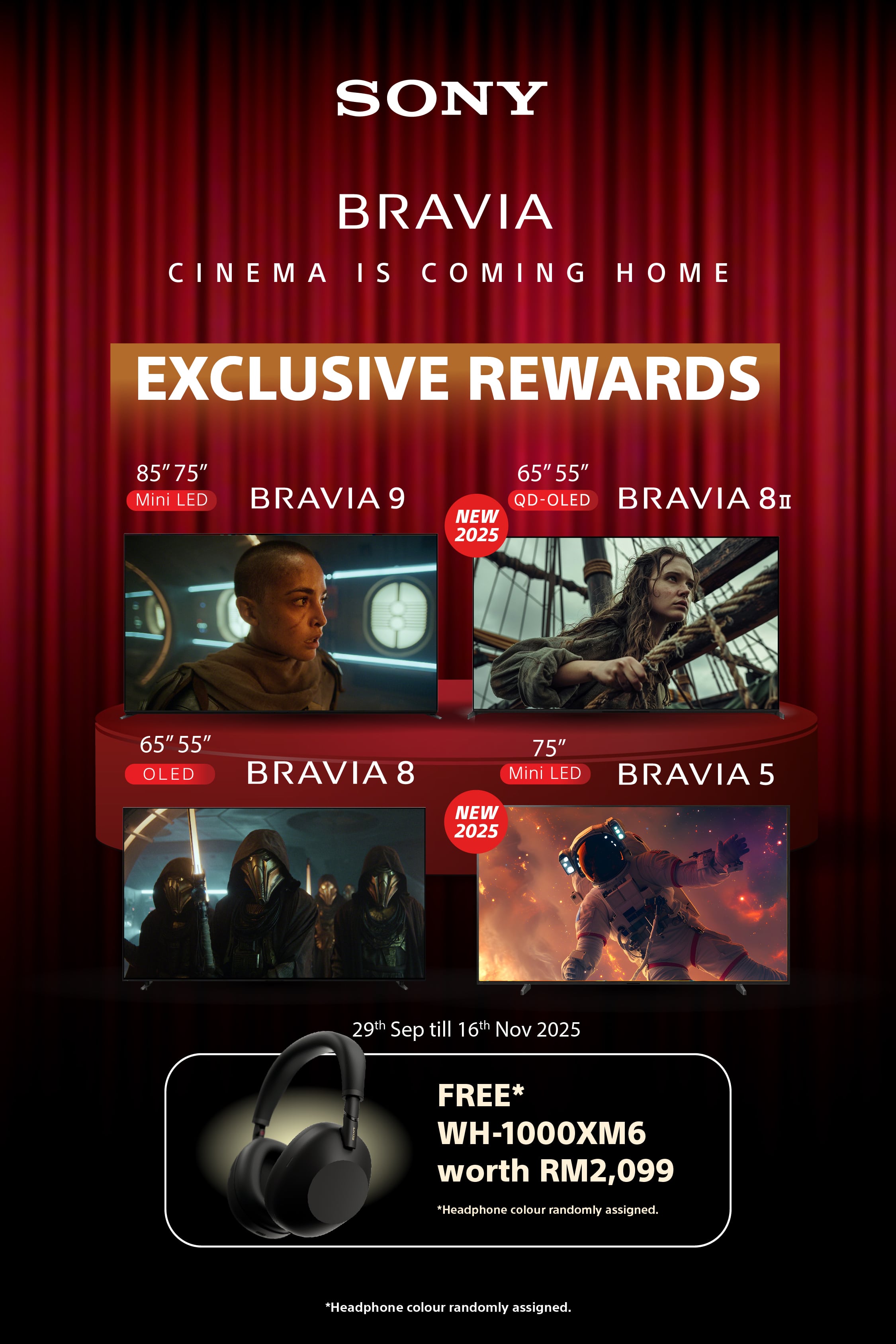 [FREE GIFT] SONY BRAVIA 8 | XR Processor | OLED | 4K Ultra HD | High Dynamic Range (HDR) | Smart ...