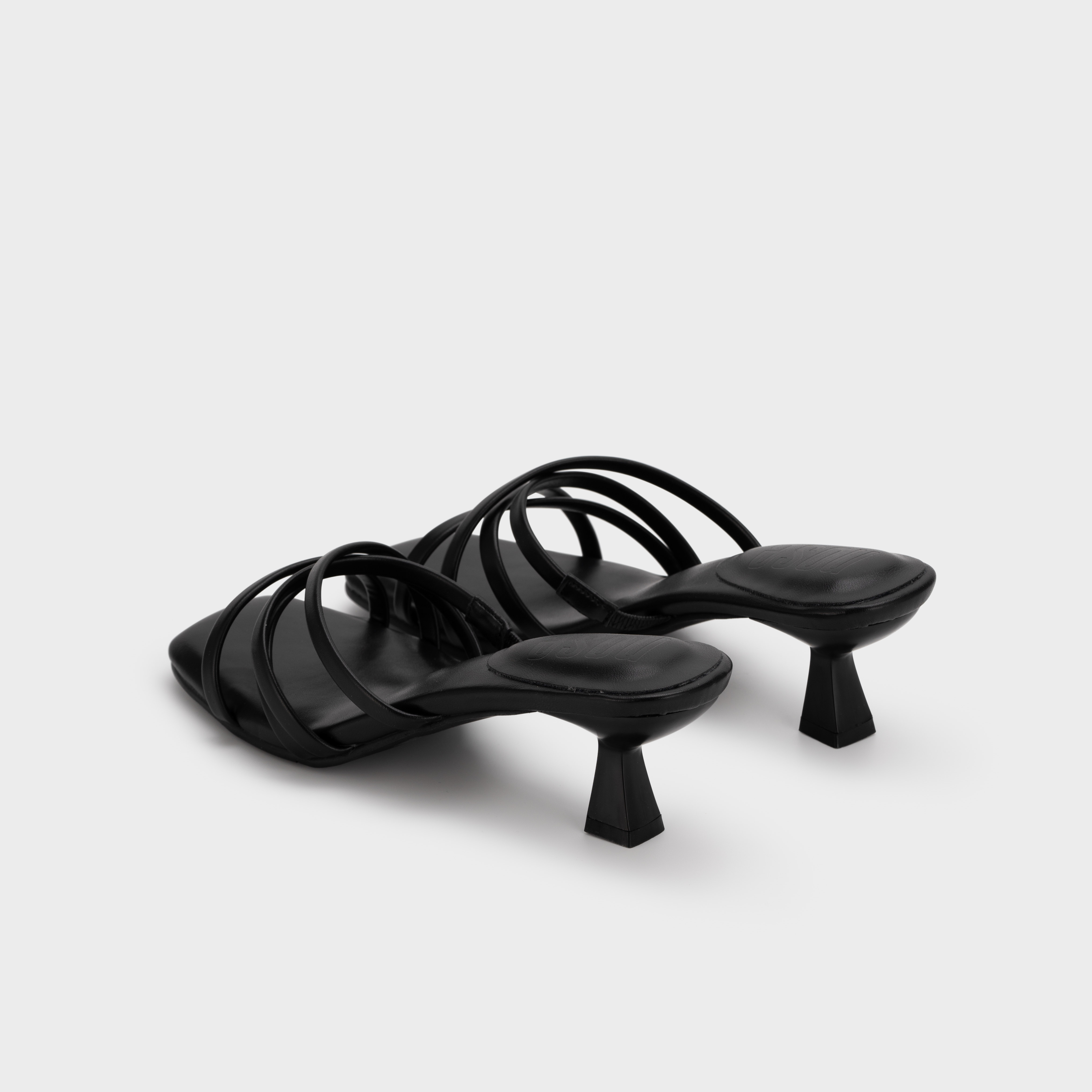 Nose Cloud 9 CloudFoam Mid Heel Slide Comfortable Strappy Heels Sandal ...