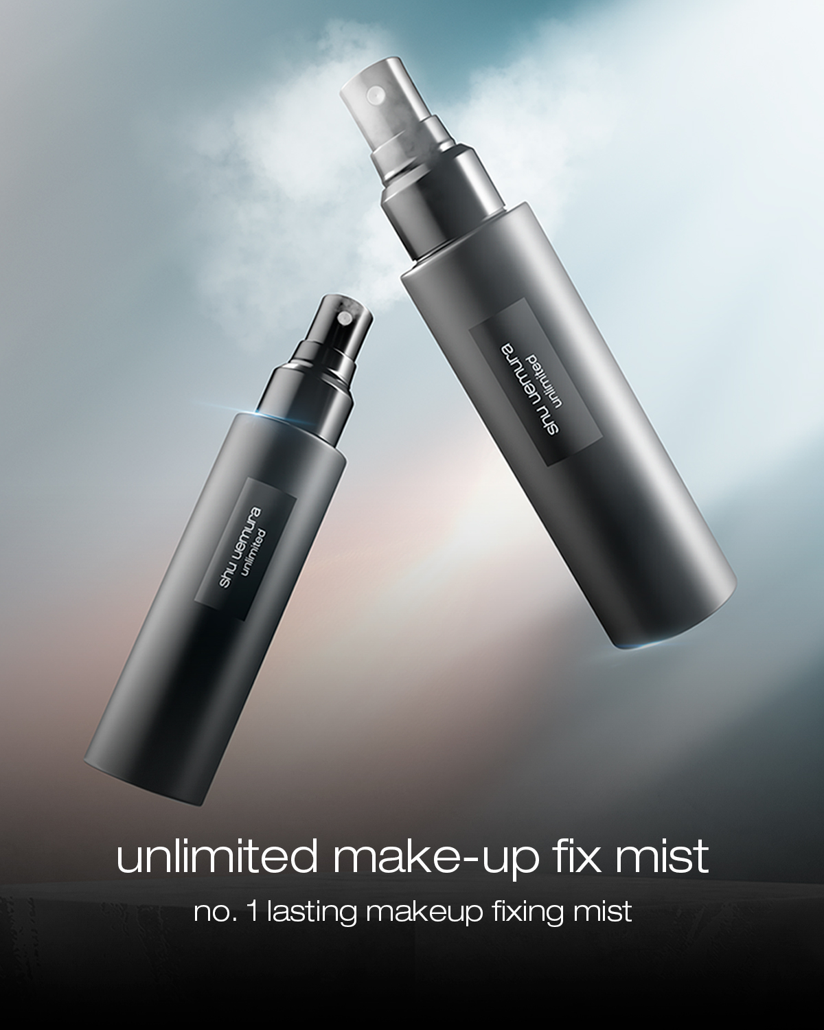 Shu uemura unlimited mattifying makeup fix mist 100ml ultra-fine ...
