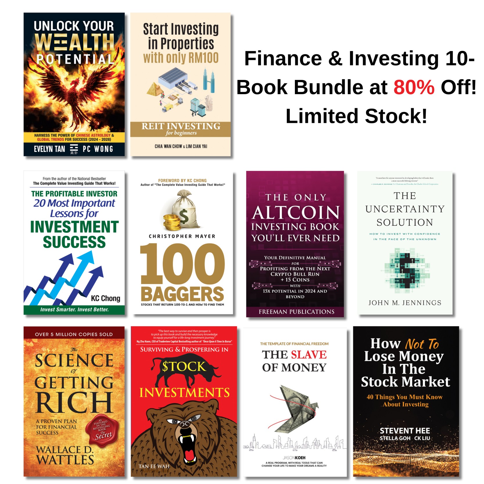 Finance & Investing 10-Book Bundle - Buy 2, Get 8 FREE! Limited Stock ...
