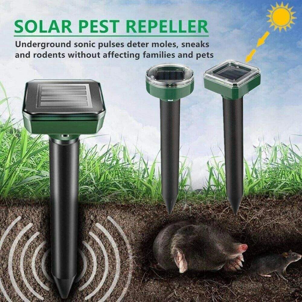 Solar Mole Repellent Ultrasonic Solar Mole Repellent Mole Repellent ...