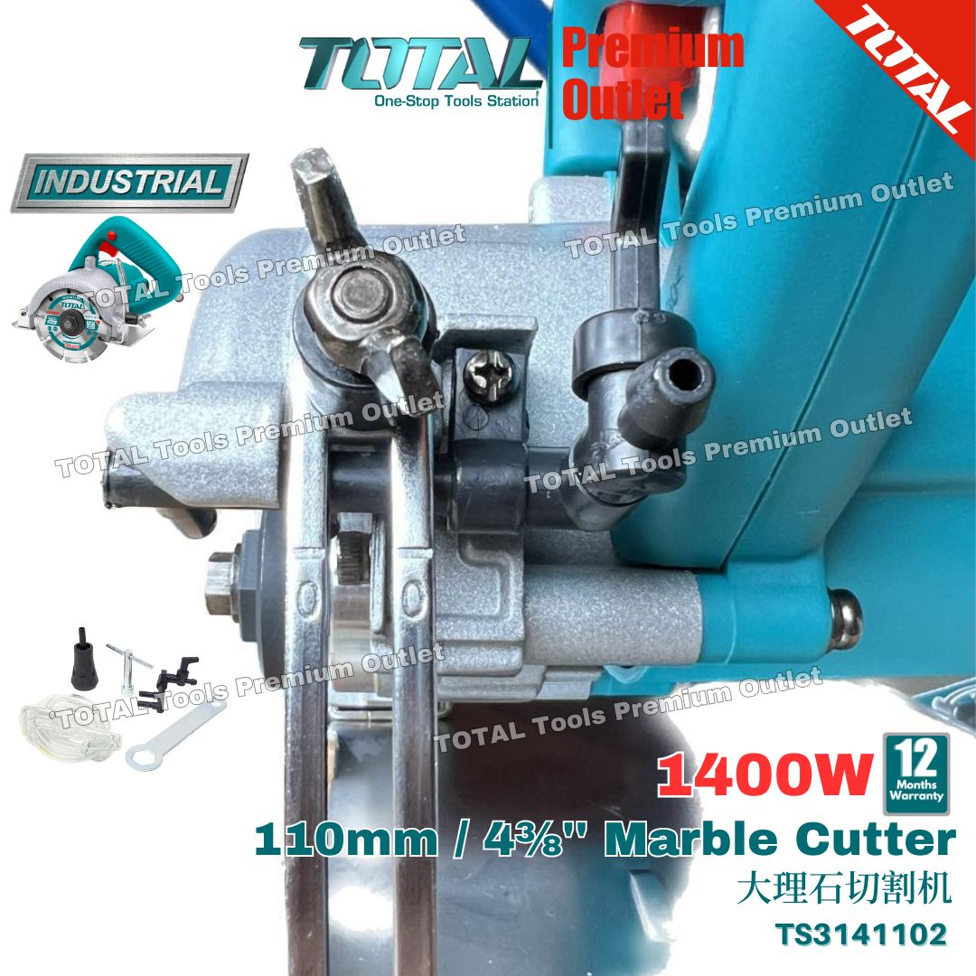 TOTAL Tools 1400w Marble cutter Ø110mm* arbor Ø20mm ( free 1pc dry ...