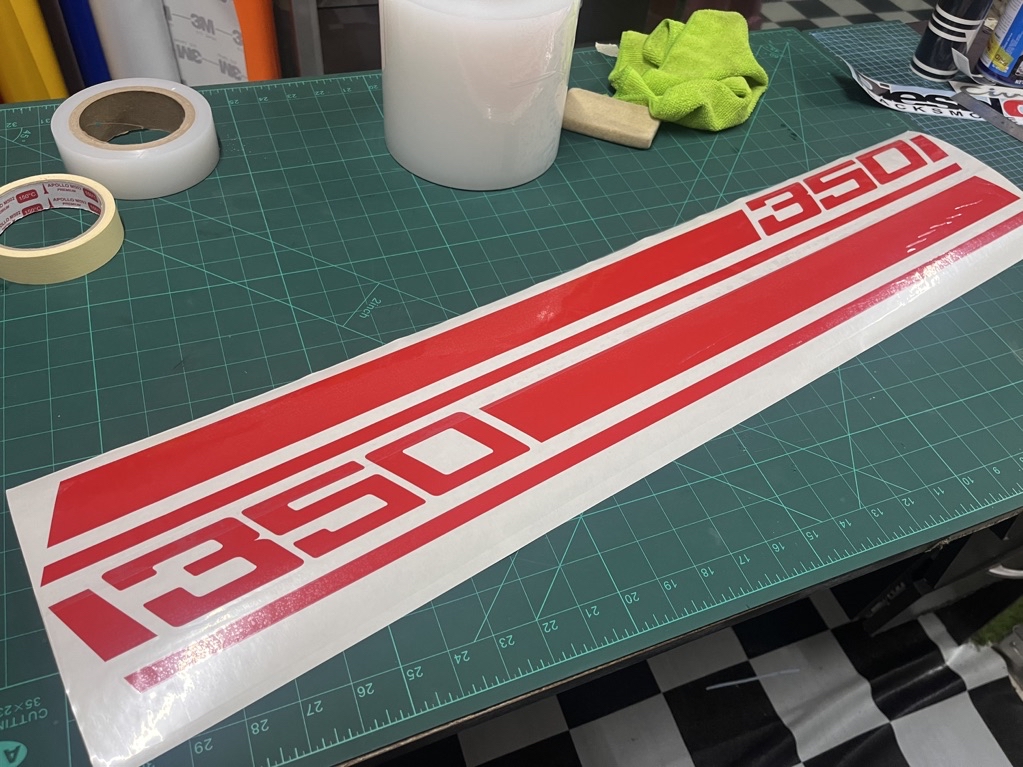 Sticker Lining For Lambretta G350 (x250 style) | Shopee Malaysia