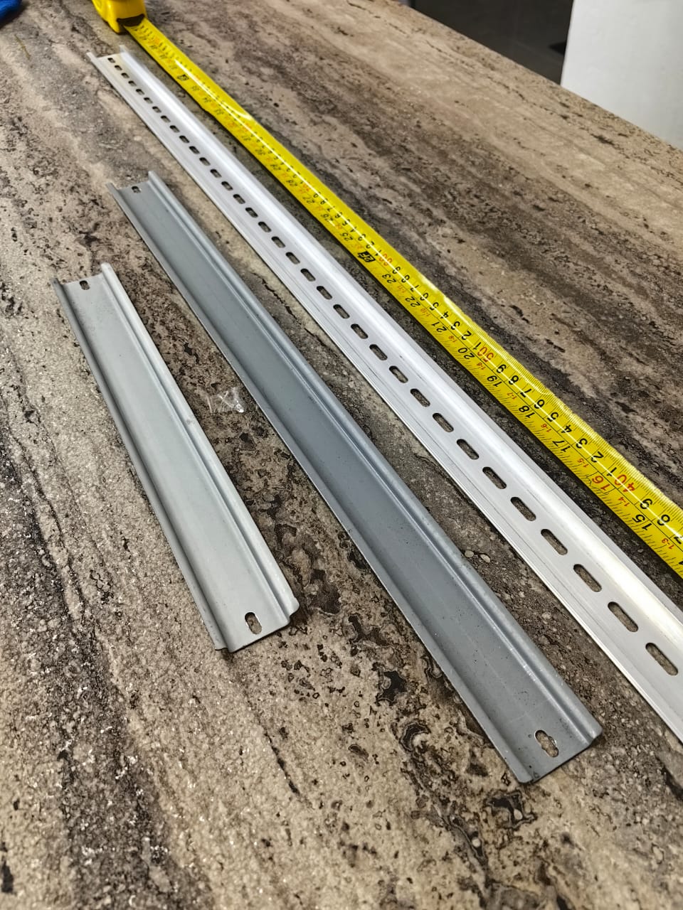 Steel C45 DIN Mounting Rail Width 35MM Height 7.5MM For MCB & ELCB ...