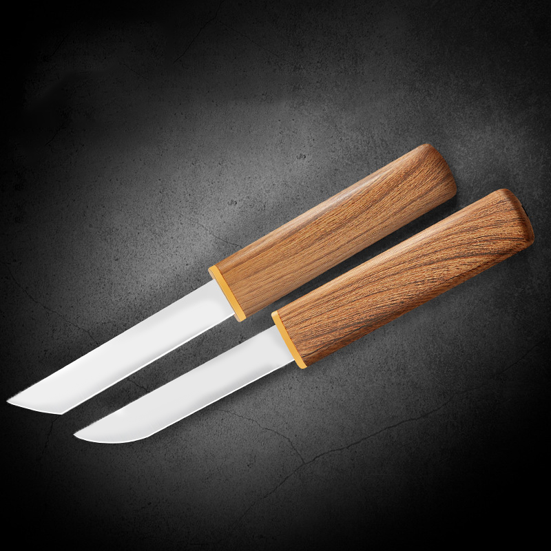 Compact Dual-Sided Stainless Steel Knife Mini Fruit Blade 2 In 1 ...