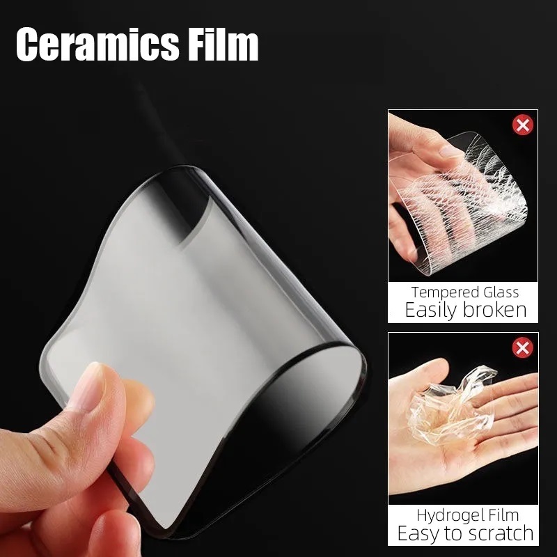 【X PECAH】Ceramic Film For IP 17 PRO MAX AIR 16 16E 15 PLUS 14 13 MINI ...