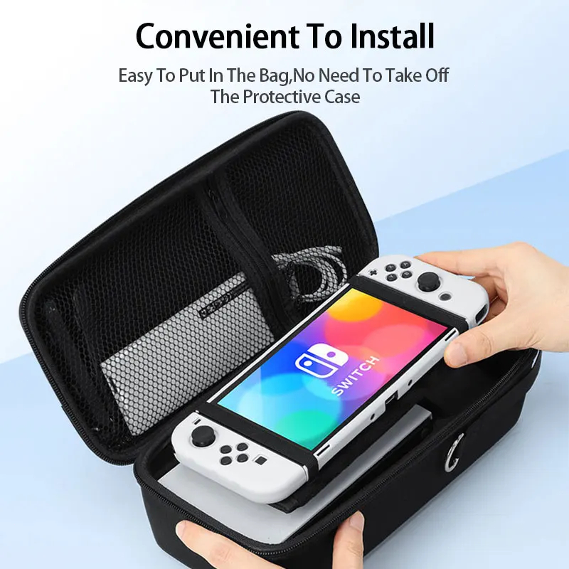 Berkualiti Switch storage bag, portable Large Capacity storage box for ...