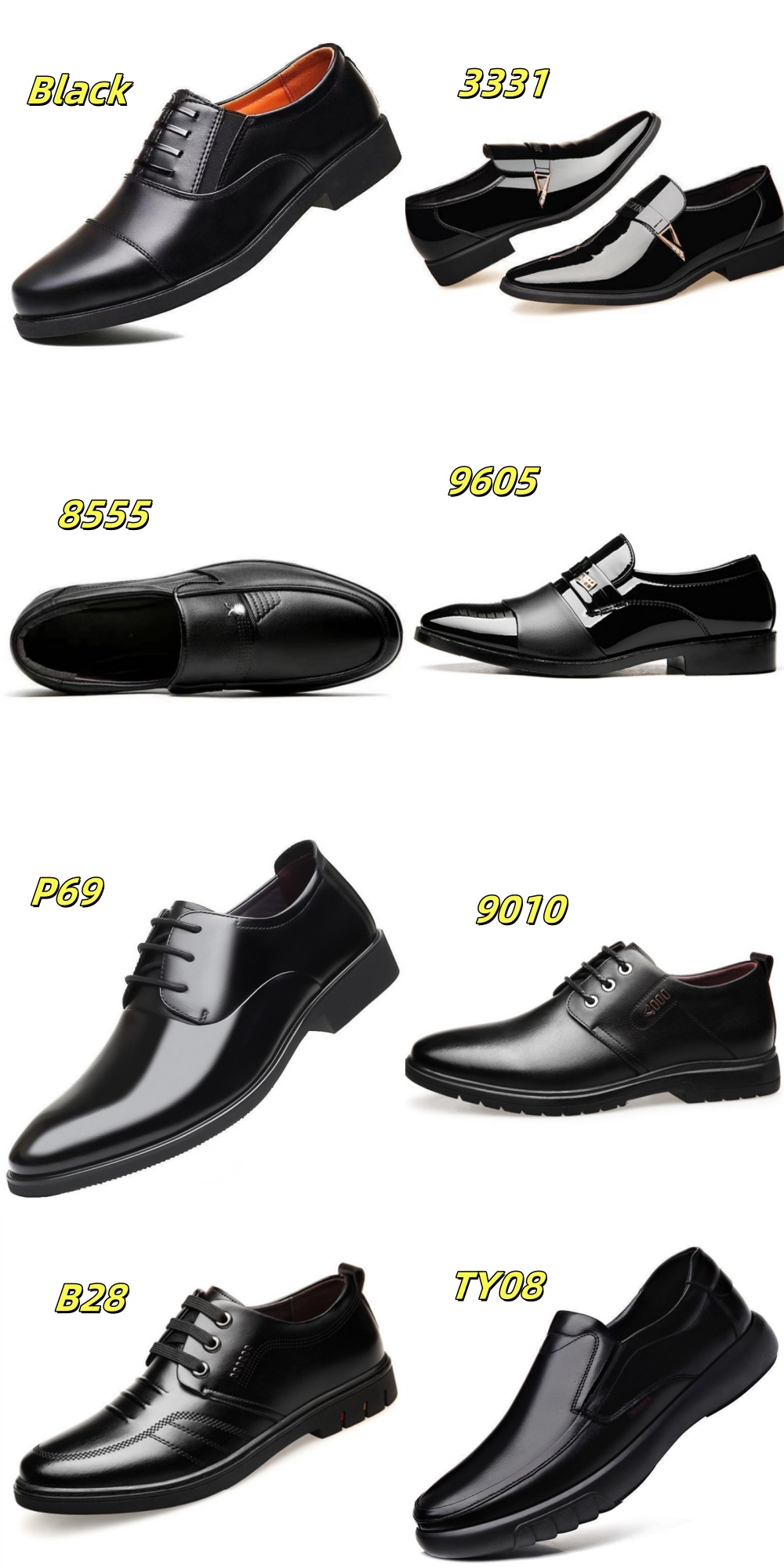 SINDBAB Men's Dress Shoes Kasut Kulit Lelaki Casual Leather Shoes ...
