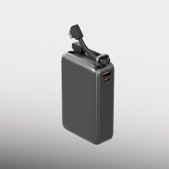 ENERGEA ComPac Ultra 67 20000mAh Power Bank With Build In USB-C Cable ...