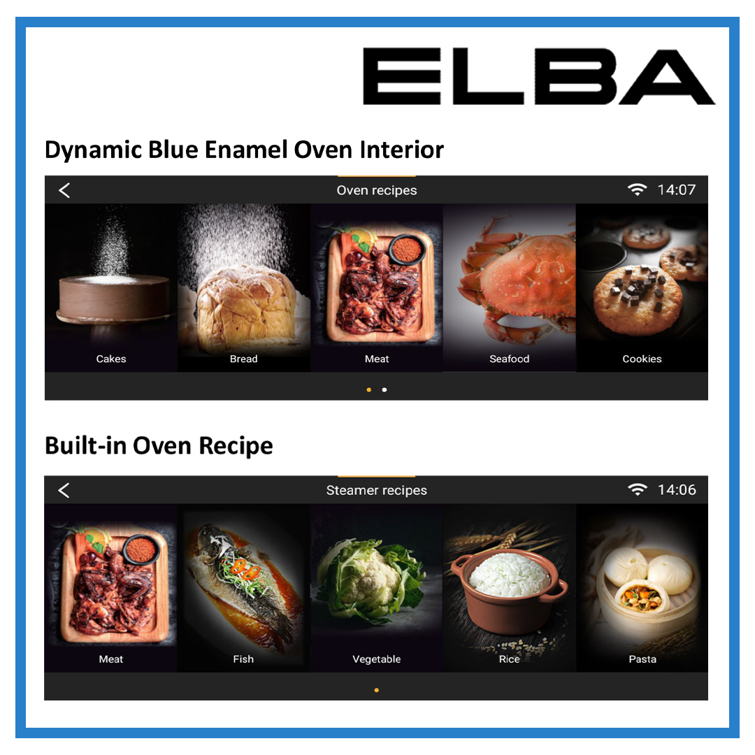 (Authorized Dealer) ELBA Mastro Collection Built-in Combi Oven 85L EBO ...