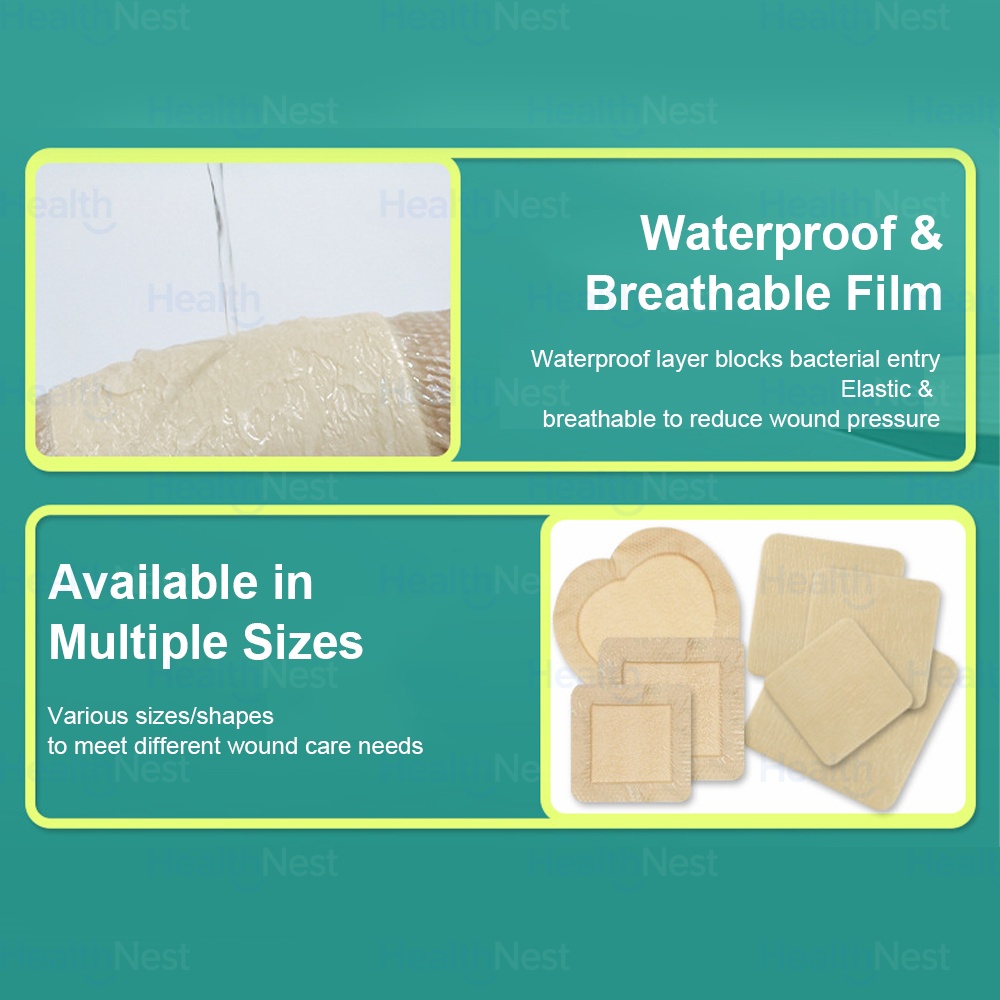 Hydrocolloid Adhesive Wound Dressing Bedsore Patch for Pressure Sores ...
